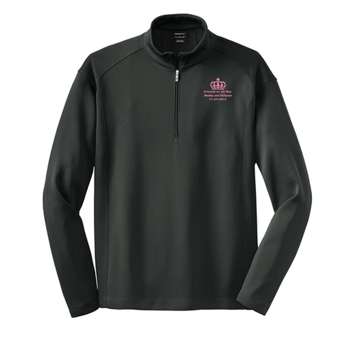 Nike Sport Cover-Up: Screen Print Cotton Blend Zip Layer – EZ Corporate ...