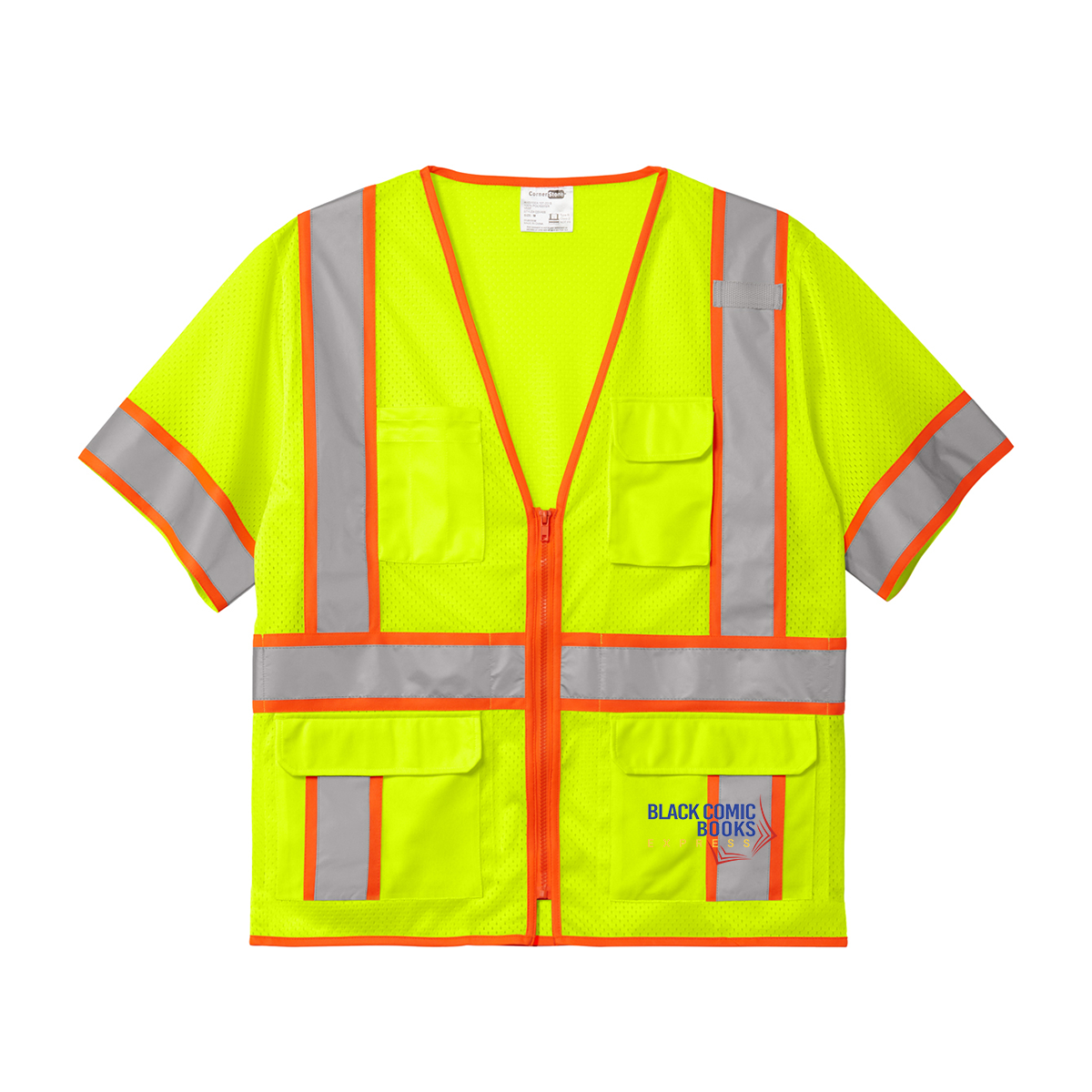 CornerStone® ANSI 107 Class 3 Surveyor Mesh Vest – Full Color – EZ ...