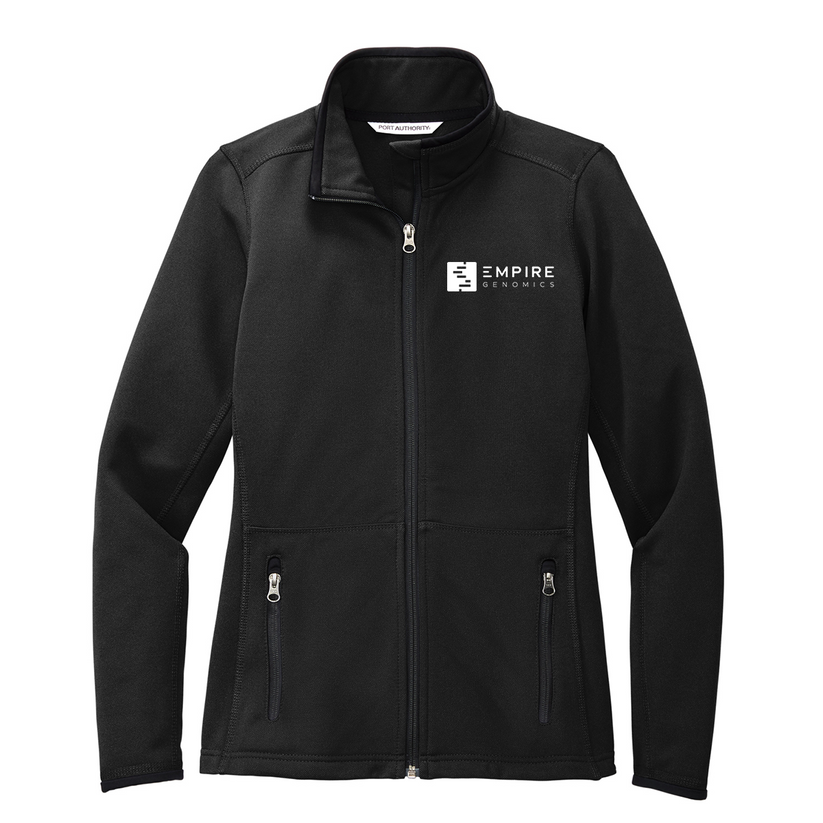 Port Authority Ladies Pique Fleece Jacket L222 | Custom Medical Logo ...