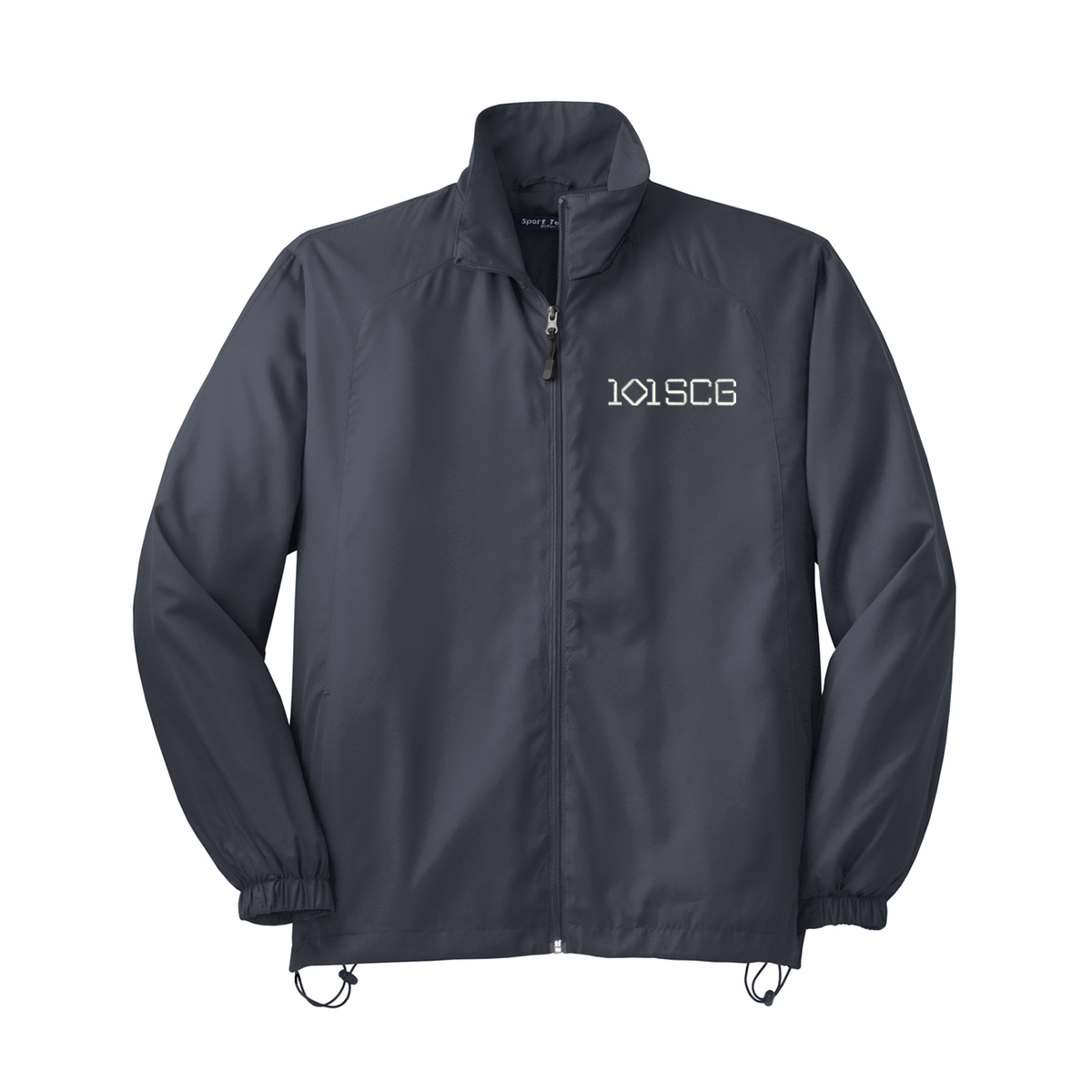 Sport-Tek Full-Zip Wind Jacket – Custom Embroidered Outerwear – EZ ...