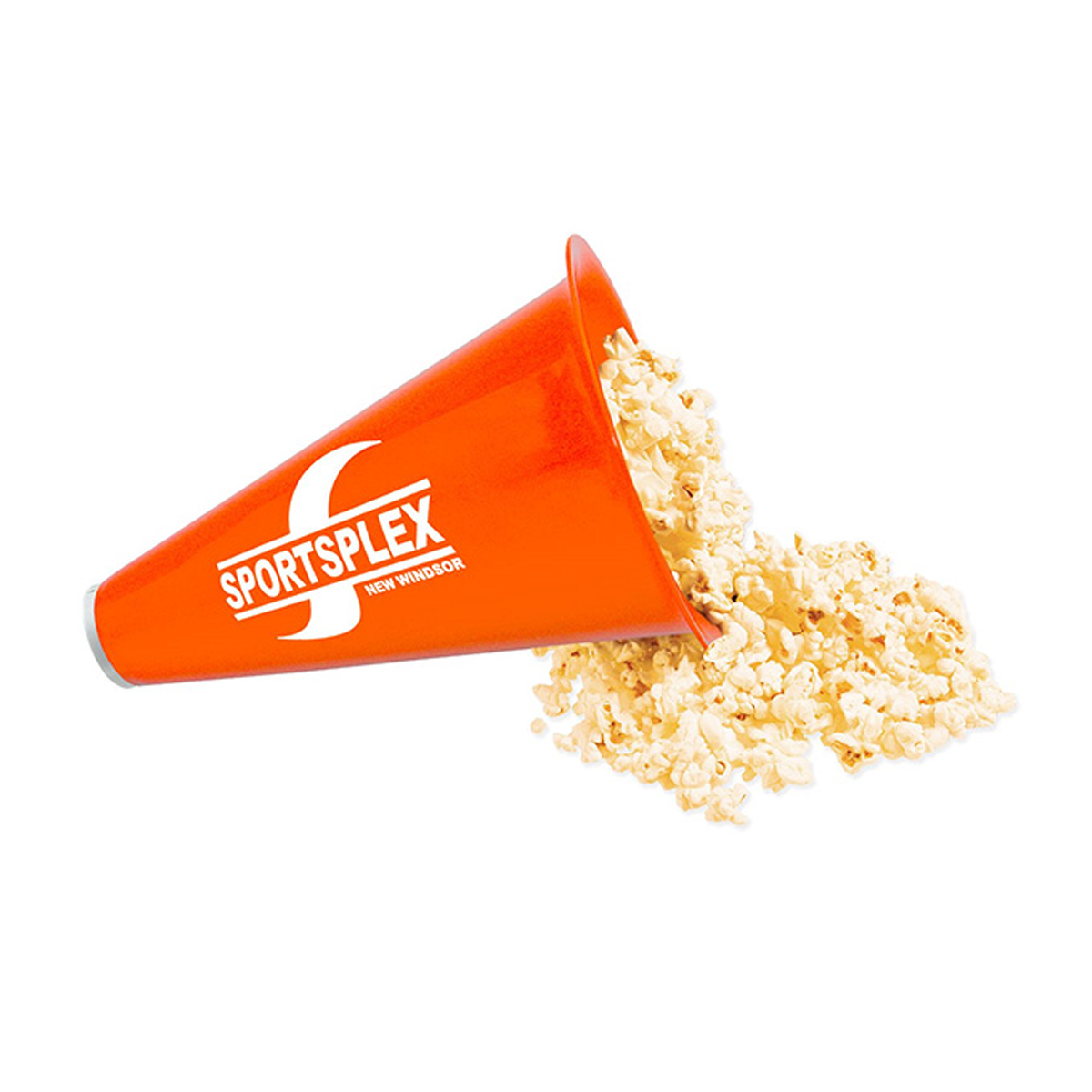 Megaphone with Popcorn Cap: Screen Print Custom Polypropylene – EZ ...