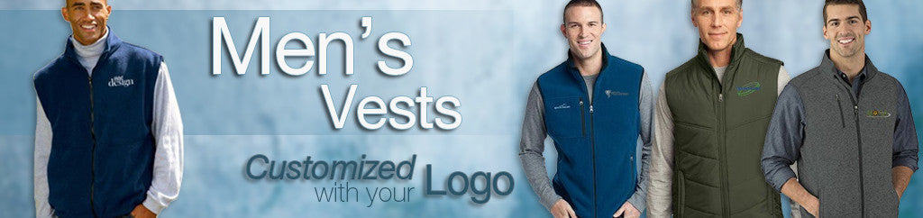 Customize Men's Vests with your Logo Design – EZ Corporate Clothing
