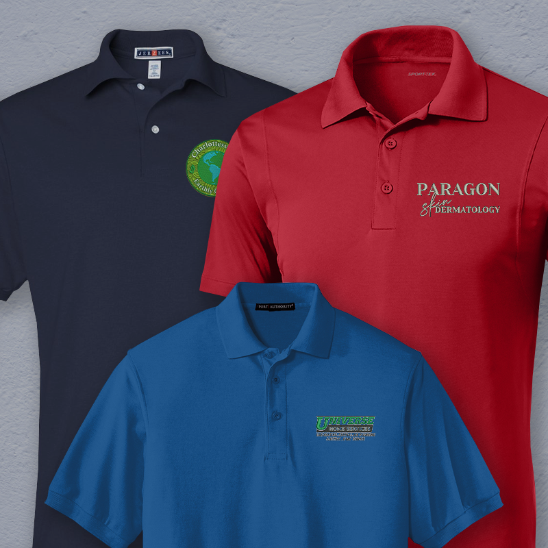 Custom Logo Embroidered & Printed Apparel | EZ Corporate Clothing