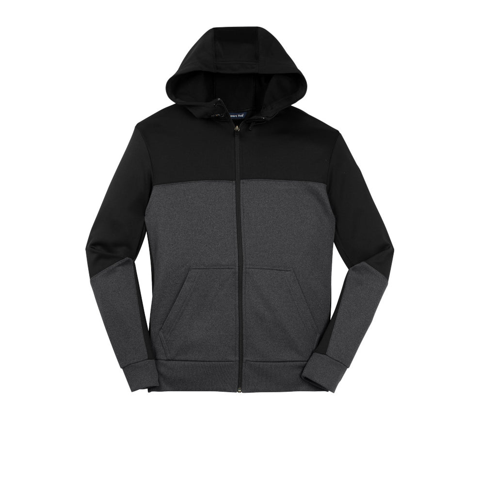 Winter Special Sport-Tek® Tech Fleece Color block Full-Zip Hooded Jack ...