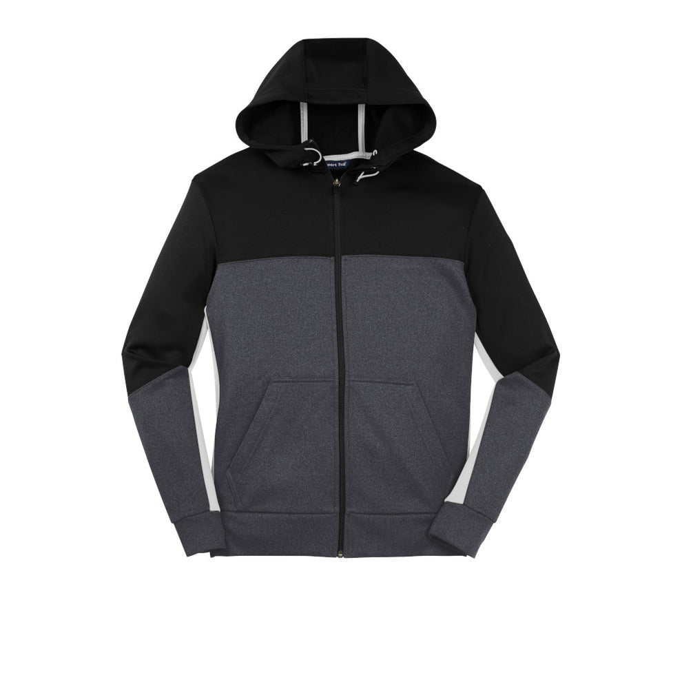 Winter Special Sport-Tek® Tech Fleece Color block Full-Zip Hooded Jack ...