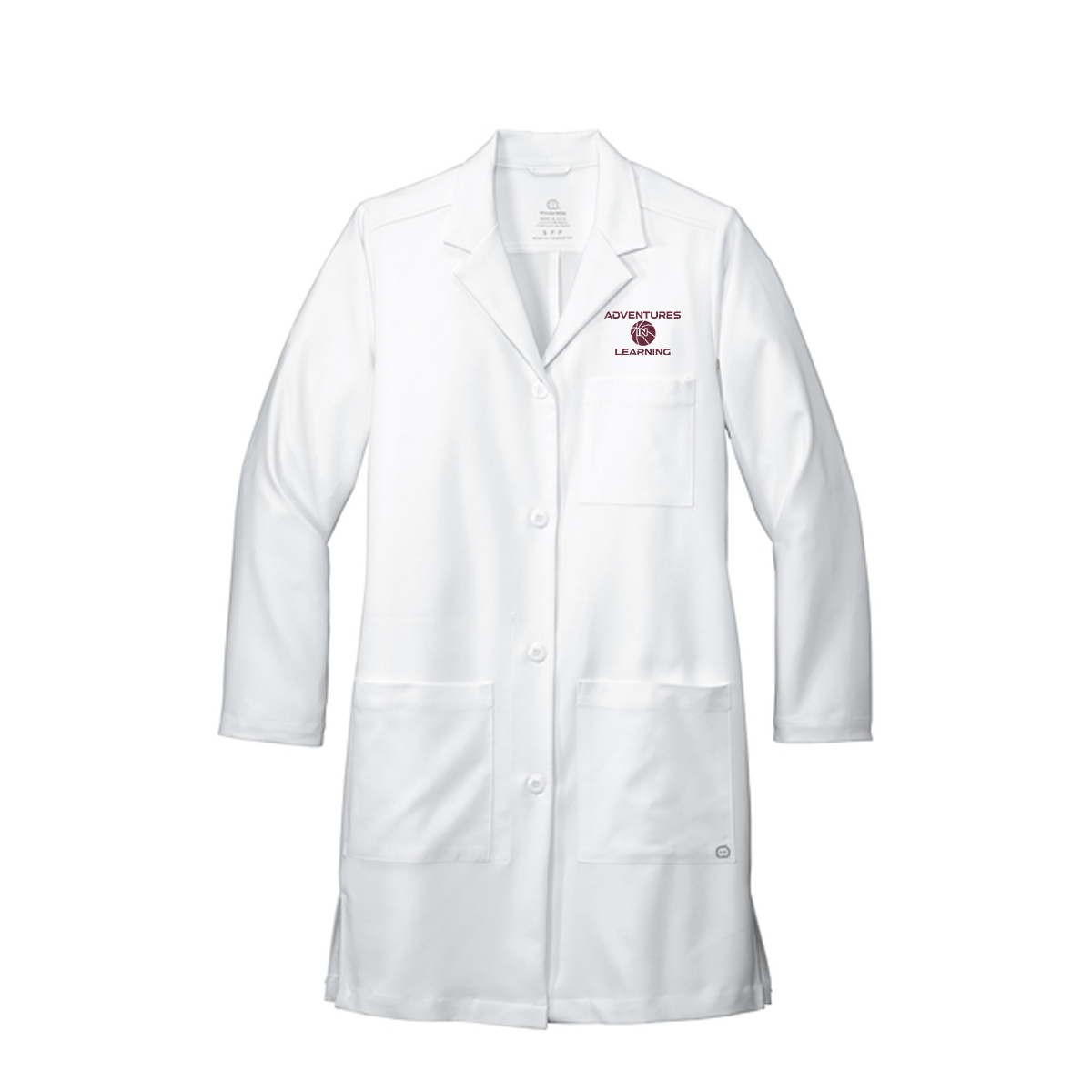 Wink® Women’s Long Lab Coat Full Color | Professional Medical Coat – EZ ...