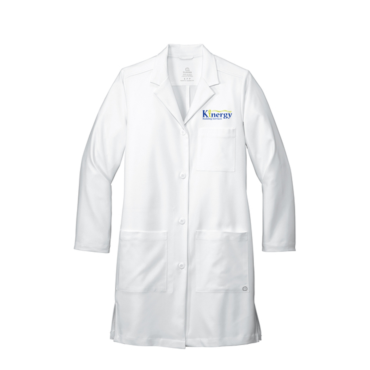 Wink® Women’s Long Lab Coat, Screen Print | Custom Medical Coat – EZ ...