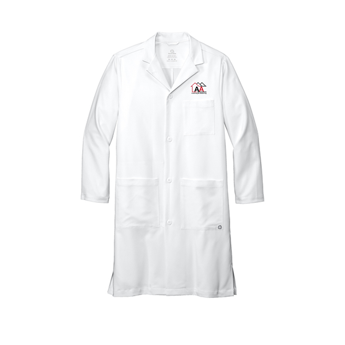 Wink® Men’s Long Lab Coat | Professional Full Color Print Medical Coat ...