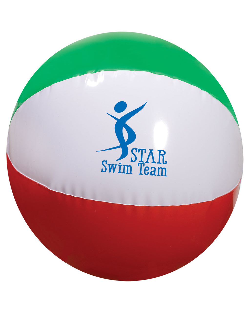 6" Multicolored Beach Ball