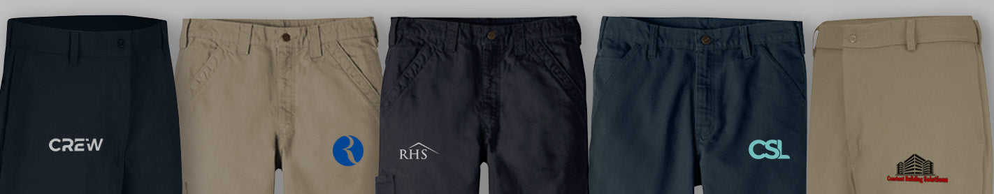 Custom Embroidered Work Pants and Shorts - Business Apparel – EZ ...