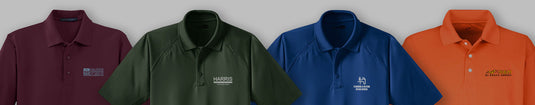Custom Construction Polo Shirts for Foremen & Work Crews