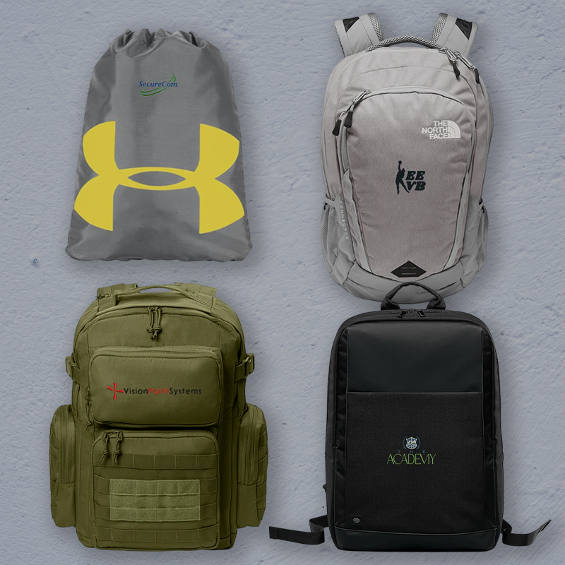 Custom Bags with Company Logo | Backpacks, Totes, and Duffles