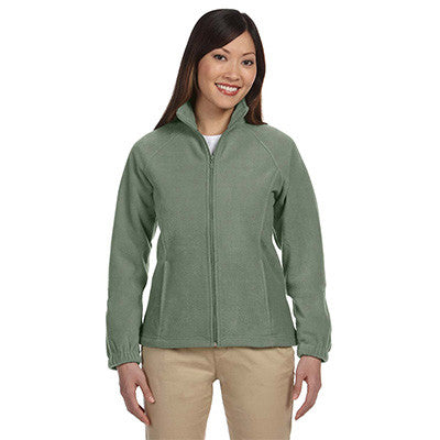 Harriton Ladies 8oz. Full-Zip Fleece - Company Clothing – EZ Corporate ...