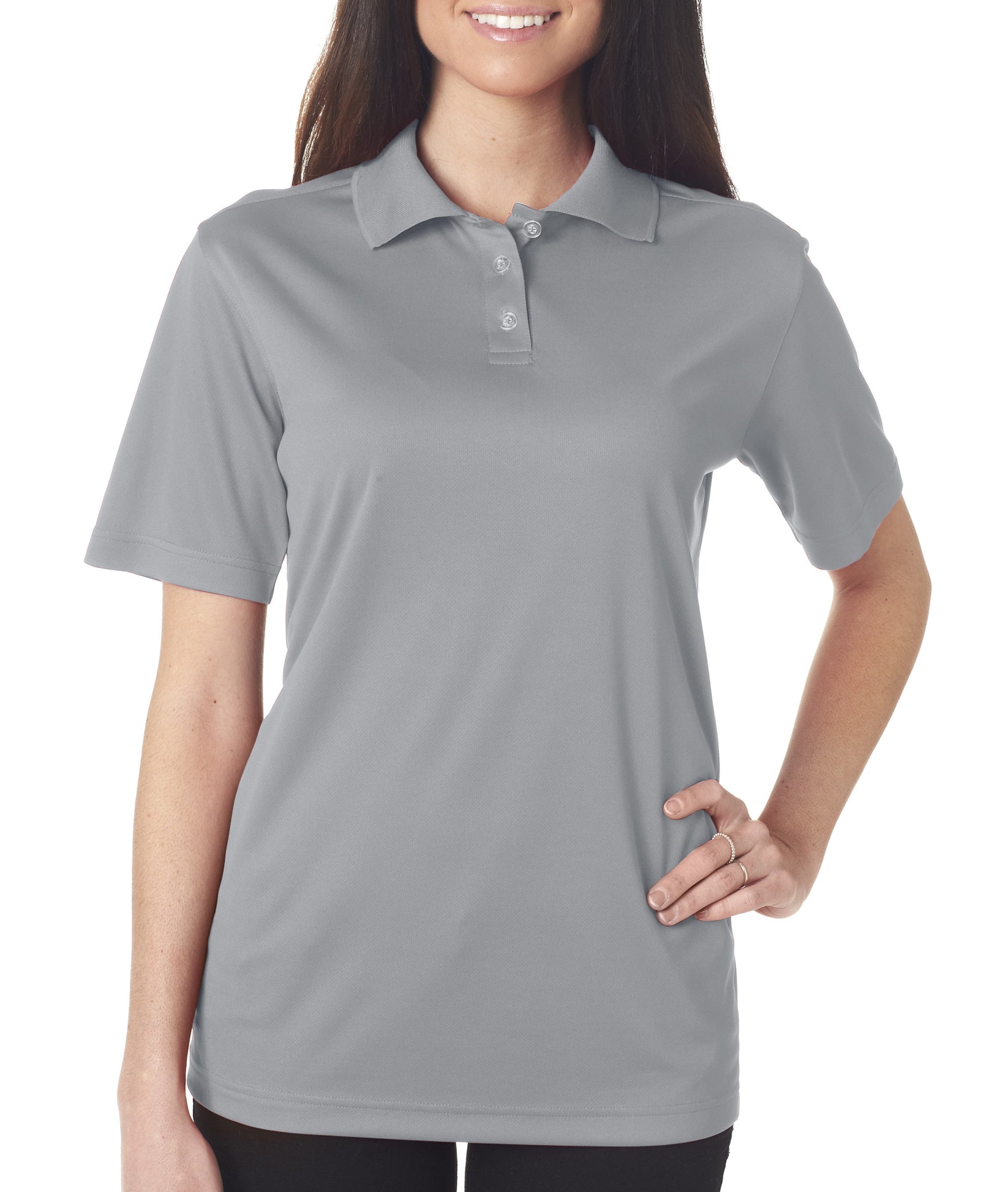 Ultraclub Ladies Custom Logo Cool-N-Dry Sport Polo – EZ Corporate Clothing