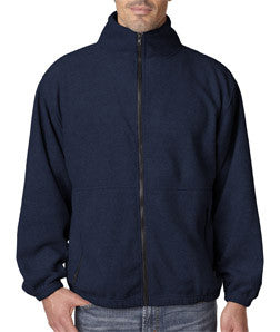 UltraClub Mens Iceberg Fleece Full-Zip Jacket - Company Jackets. – EZ ...